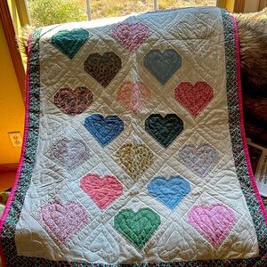 Bedding | Beautiful Handmade Crib Quilt Never Used | Poshmark